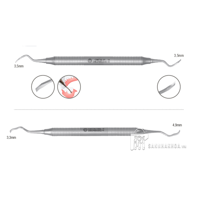 Mua Đục Nha Chu Periodontal Chisel Osung ️ VAT đầy đủ