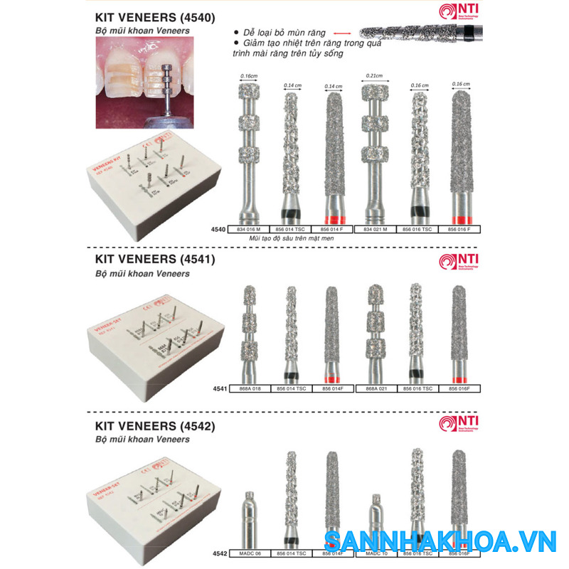 Mua Kit Composite - Bộ Mũi Khoan Trám Opposite Nti ️ VAT đầy đủ