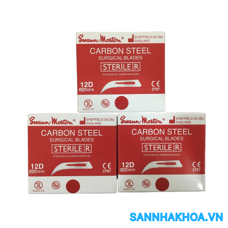 Mua Lưỡi Dao Mổ Scalpel Blades N.12D - 100 Pcs ️ VAT đầy đủ
