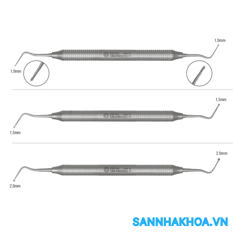 Mua Cây Nạo Nội Nha - Endodontic Excavator Metal Handle Osung ️ VAT đầy đủ