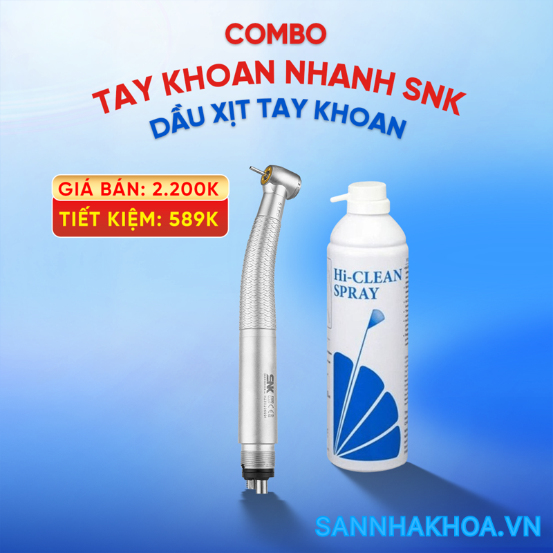 Mua Combo Tay Khoan Nhanh Snk + Dầu Xịt Tay Khoan ️ VAT đầy đủ