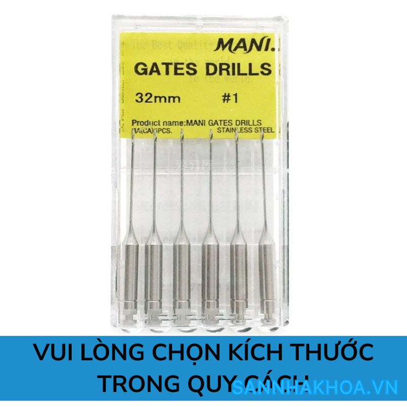 Mũi khoan nha khoa – Carbide, Diamond, Phẫu thuật & Nội nha chính hãng