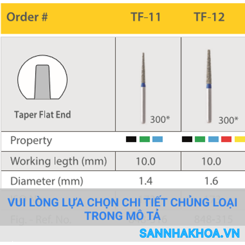 Mũi Khoan Kim Cương Mani TF - Độ Bền & Chính Xác Cao