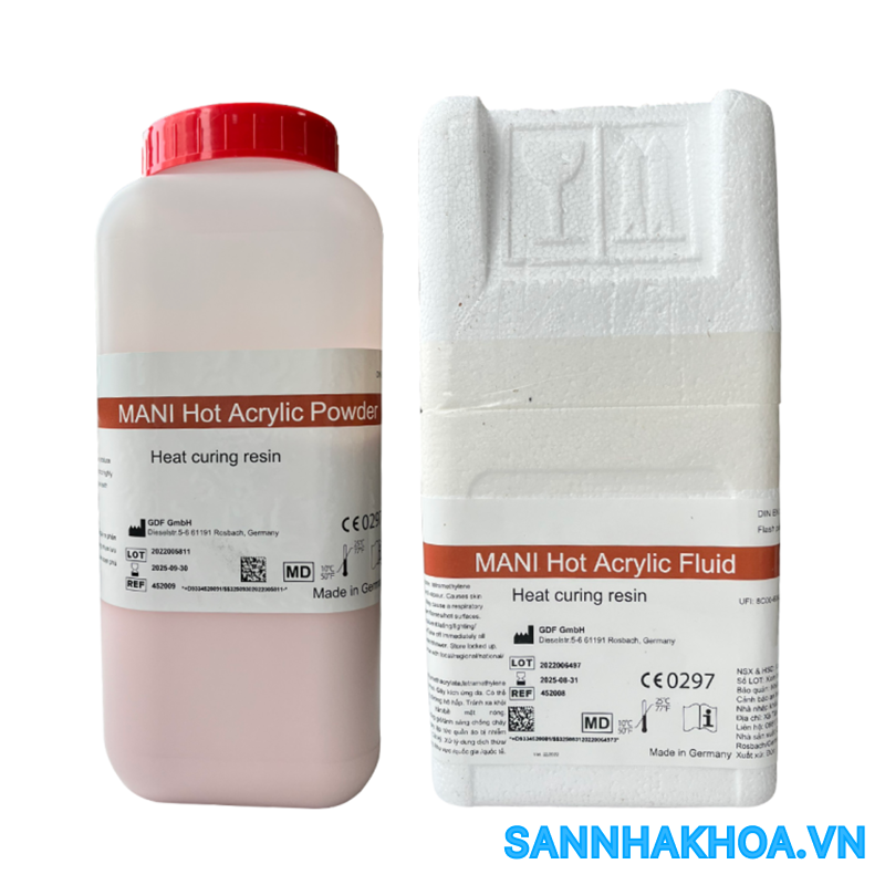 Mua Nước Nhựa Nấu Và Bột Nhựa Nấu Nhật Mani Hot Acrylic ️ VAT đầy đủ