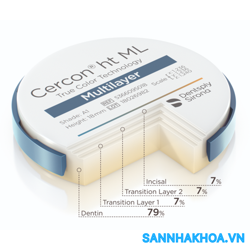 Mua Phôi Sứ Zirconia Cercon Dentsply Sirona ️ VAT đầy đủ