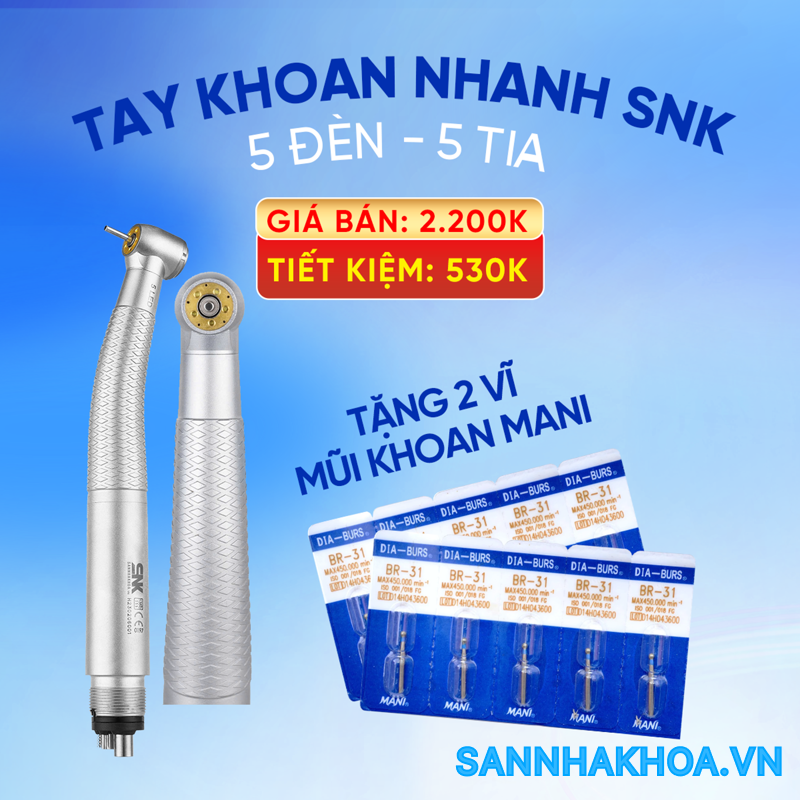 Mua Tay Khoan Nhanh Snk+2 Vỉ Mũi Khoan Mani ️ VAT đầy đủ